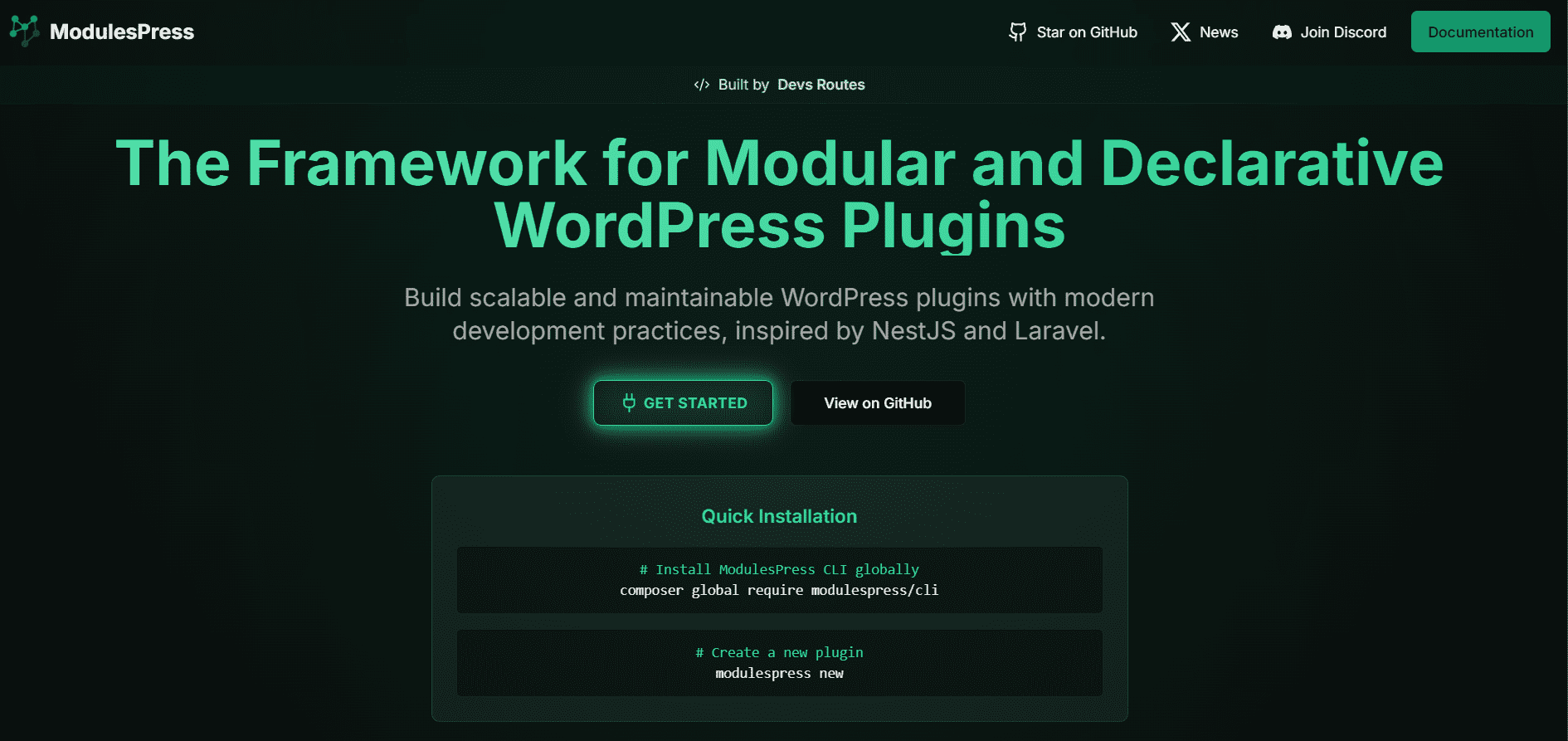 Modulespress A Next Gen Open Source Wordpress Plugin Development